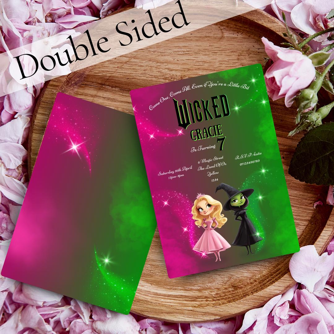 Editable Witch Party Invitation Template| Wicked Invite for Kids | DIY ...