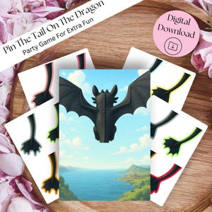Pin the Tail on Toothless - Etsy