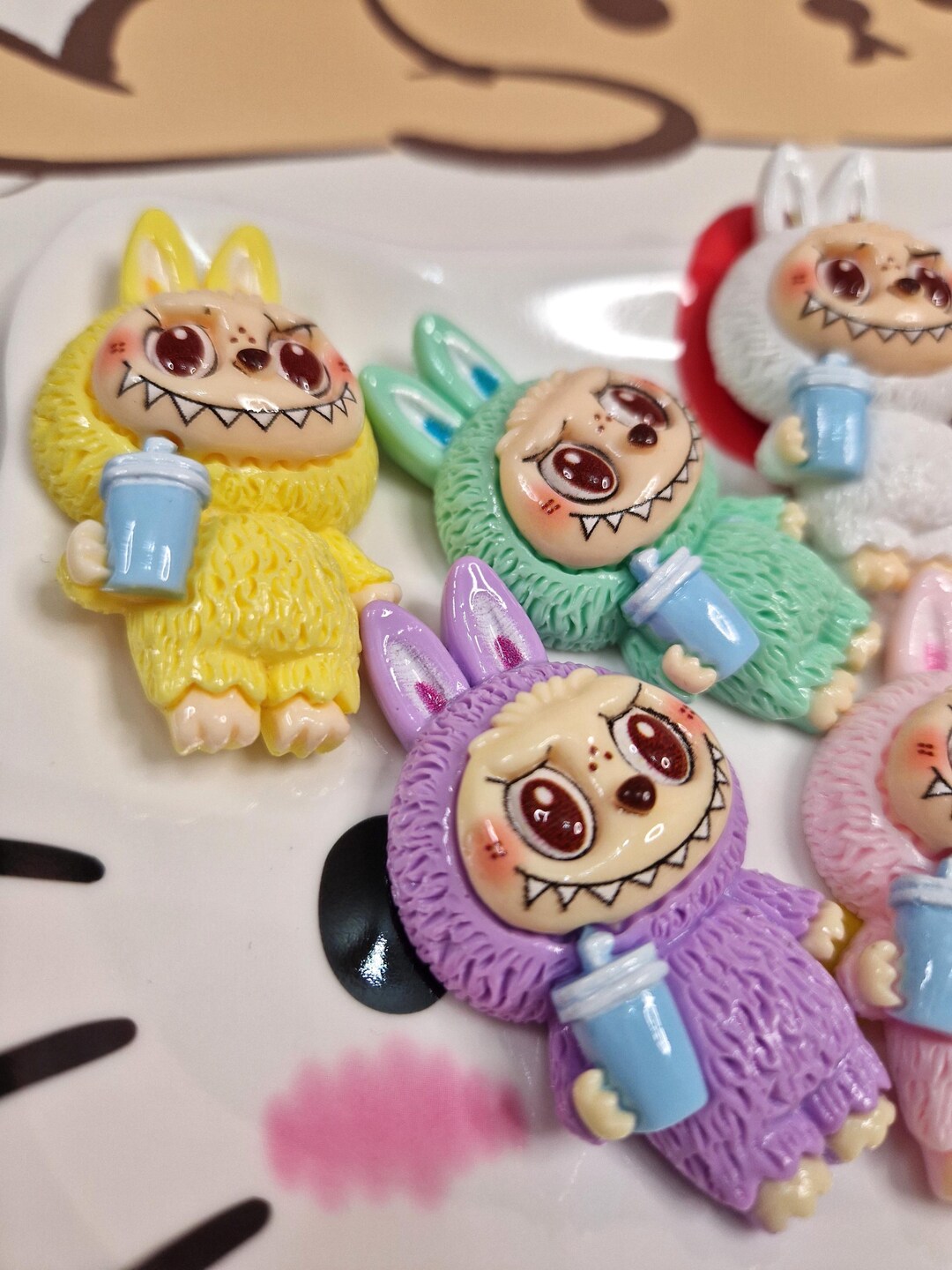 Cute Labubu DIY Charms for Phone/ Hair Accessories, Magnets, and Other ...