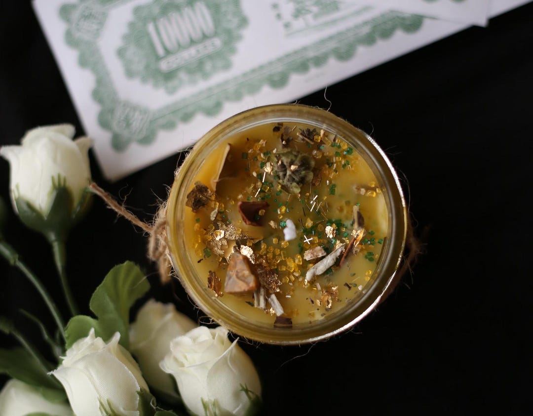 Money Attraction Candle Money Drawing Candle Prosperity Candle - Etsy