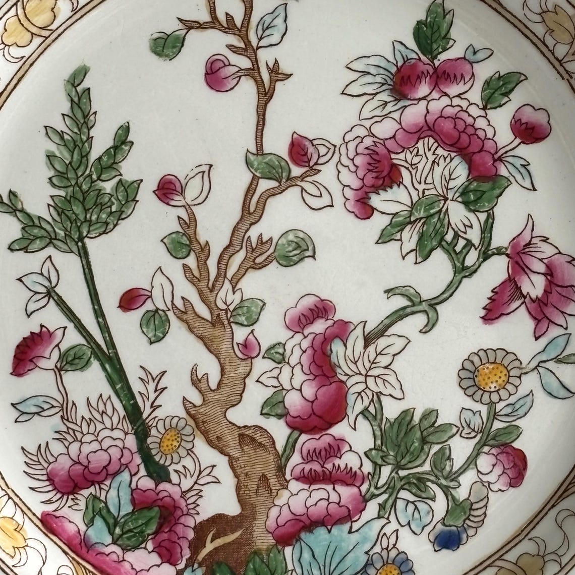 Vintage Indian Tree China Plates - Balmoral & Hancock - English ...