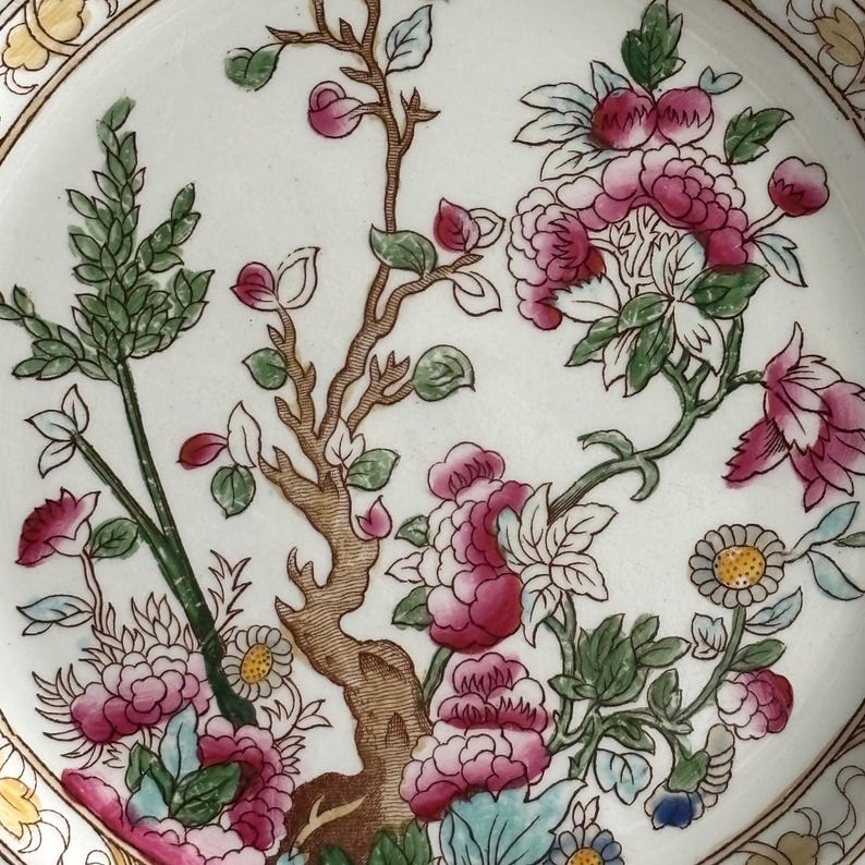 Vintage Indian Tree China Plates - Balmoral & Hancock - English ...