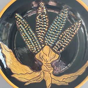 Vintage Wisconsin Pottery Harvest Corn Platter | K&K Interiors 12 ...