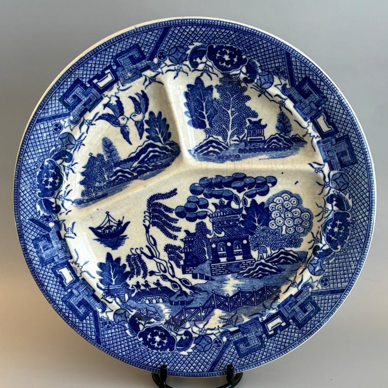 Willow Pattern Plate - Etsy