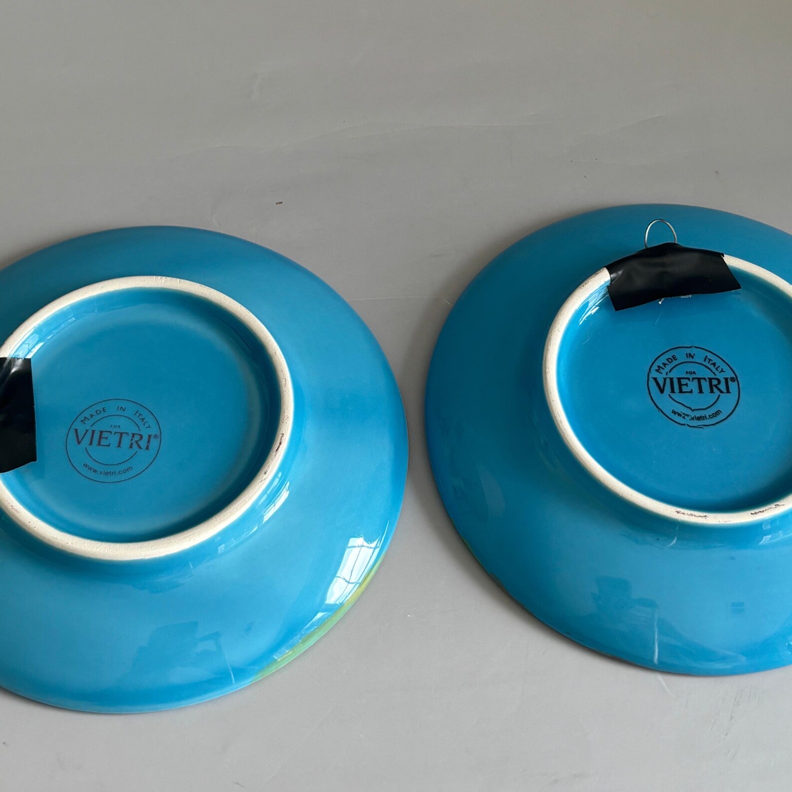 Vietri Italian Ceramic Canapé Plates: Hand-painted Amalfi Coast Decor ...