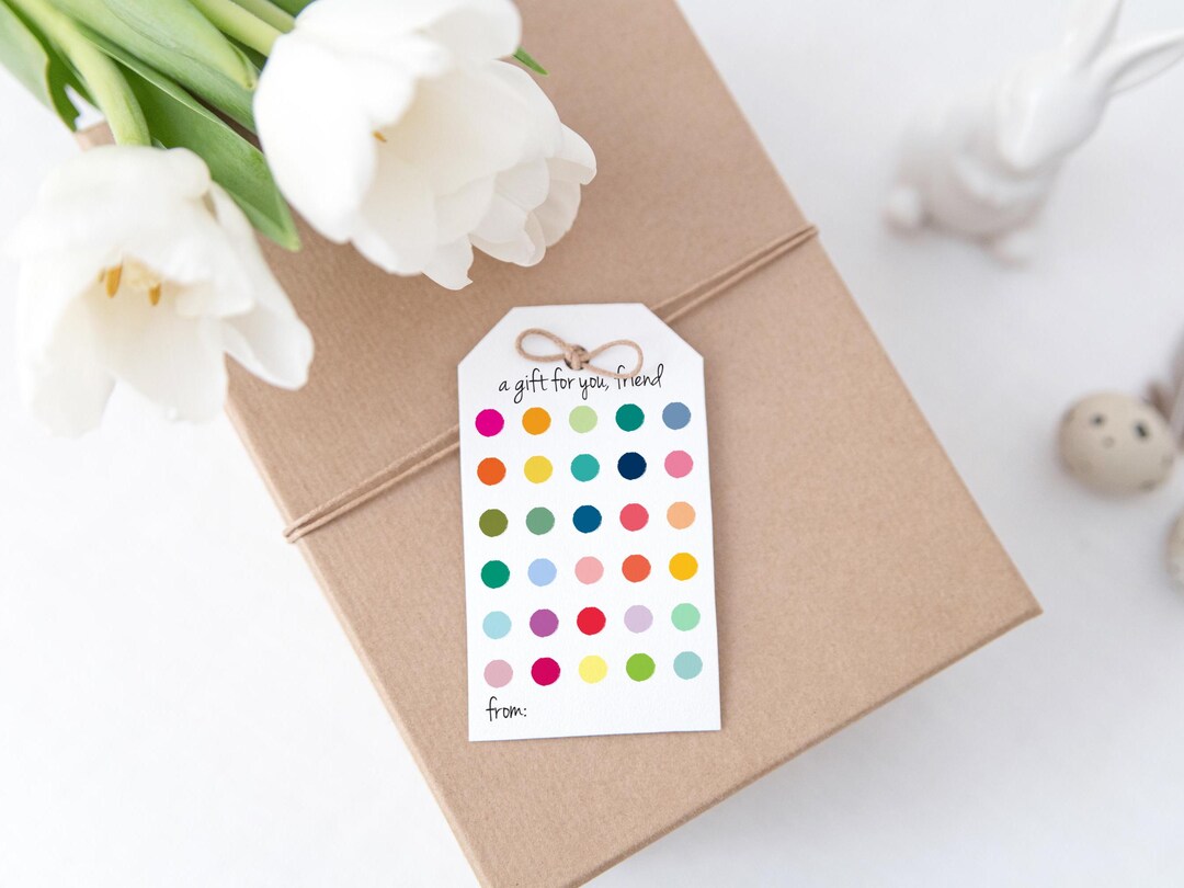Printable Gift Tags, Digital Download Gift Tag, Happy Birthday Gift Tag ...