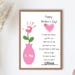 Mother's Day Handprint Craft for Kids, Gift for Mom, Flower Poem ...