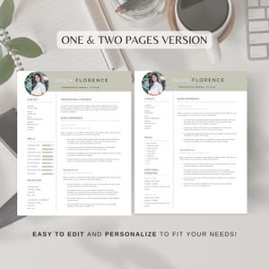 Teacher Resume Template: Professional Education CV Design (instant ...