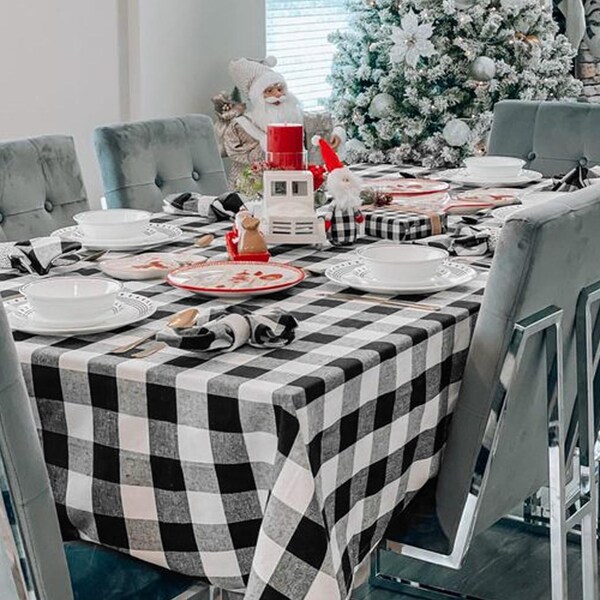 Buffalo Plaid Tablecloth - Etsy