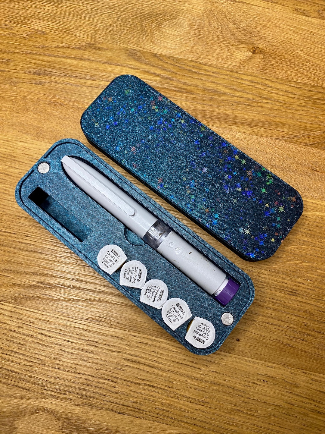 Mounjaro, Kwikpen Fridge Storage Box Starry Glitter Finish - Etsy