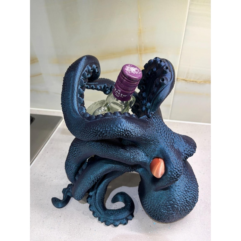 Octopus Kraken Rum Bottle Holder - Etsy UK