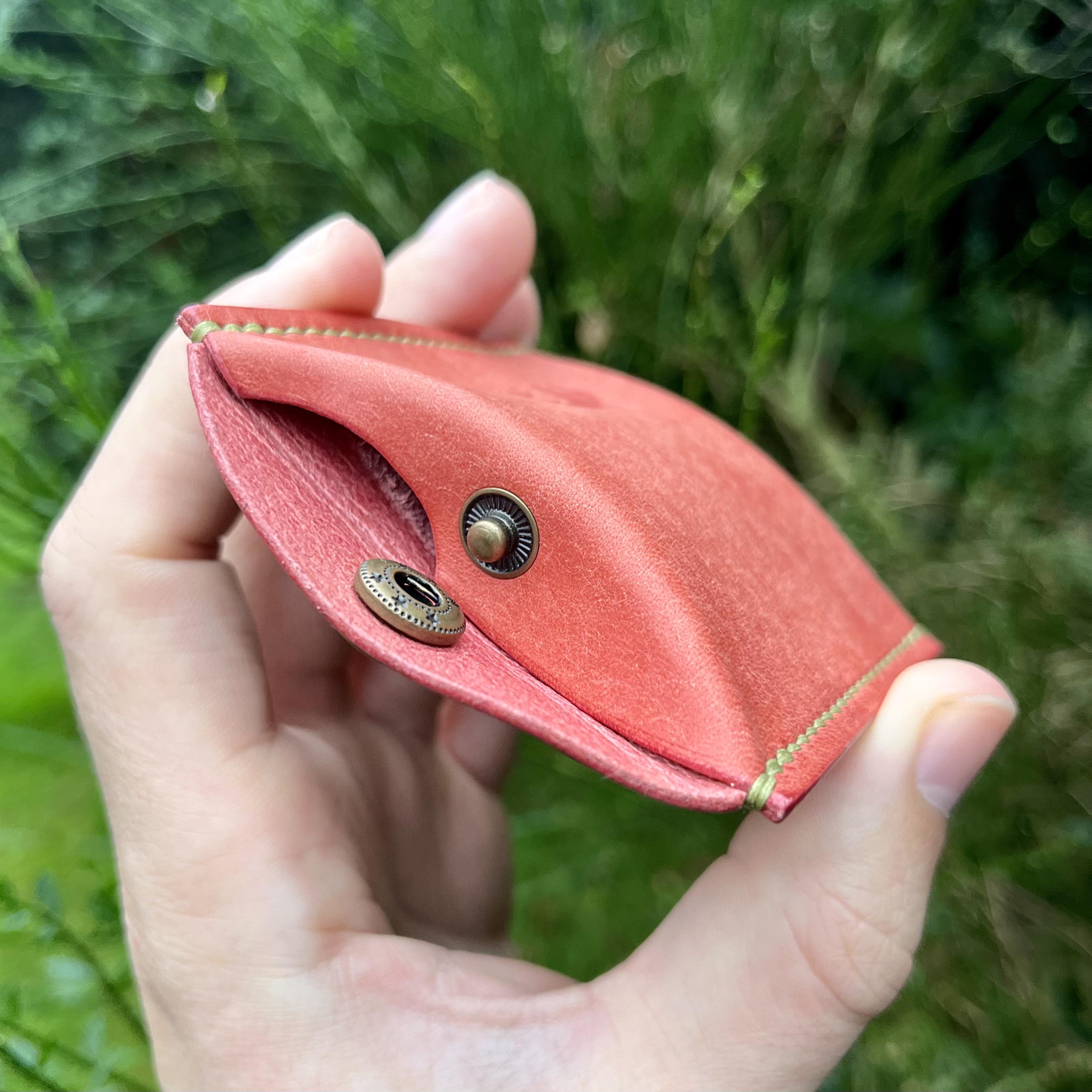 Shoal Coin Purse | Leathercraft Pattern | Leather Template Design ...