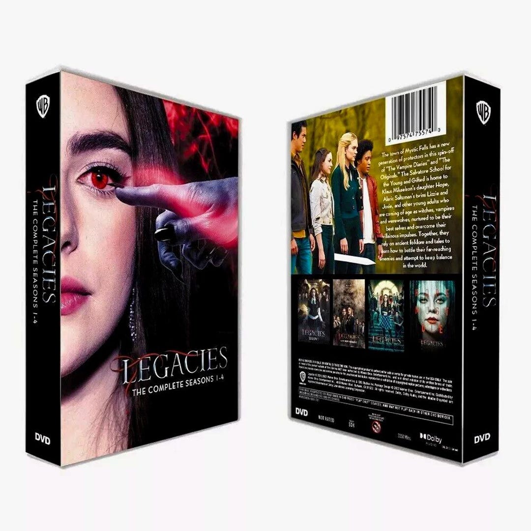 LEGACIES Season 1-4 Box Set 13 DVD - Etsy