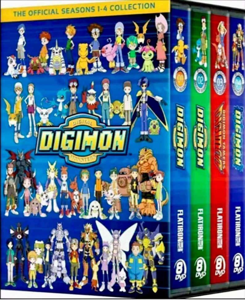 Digimon: the Complete Series 32 DVD - Etsy