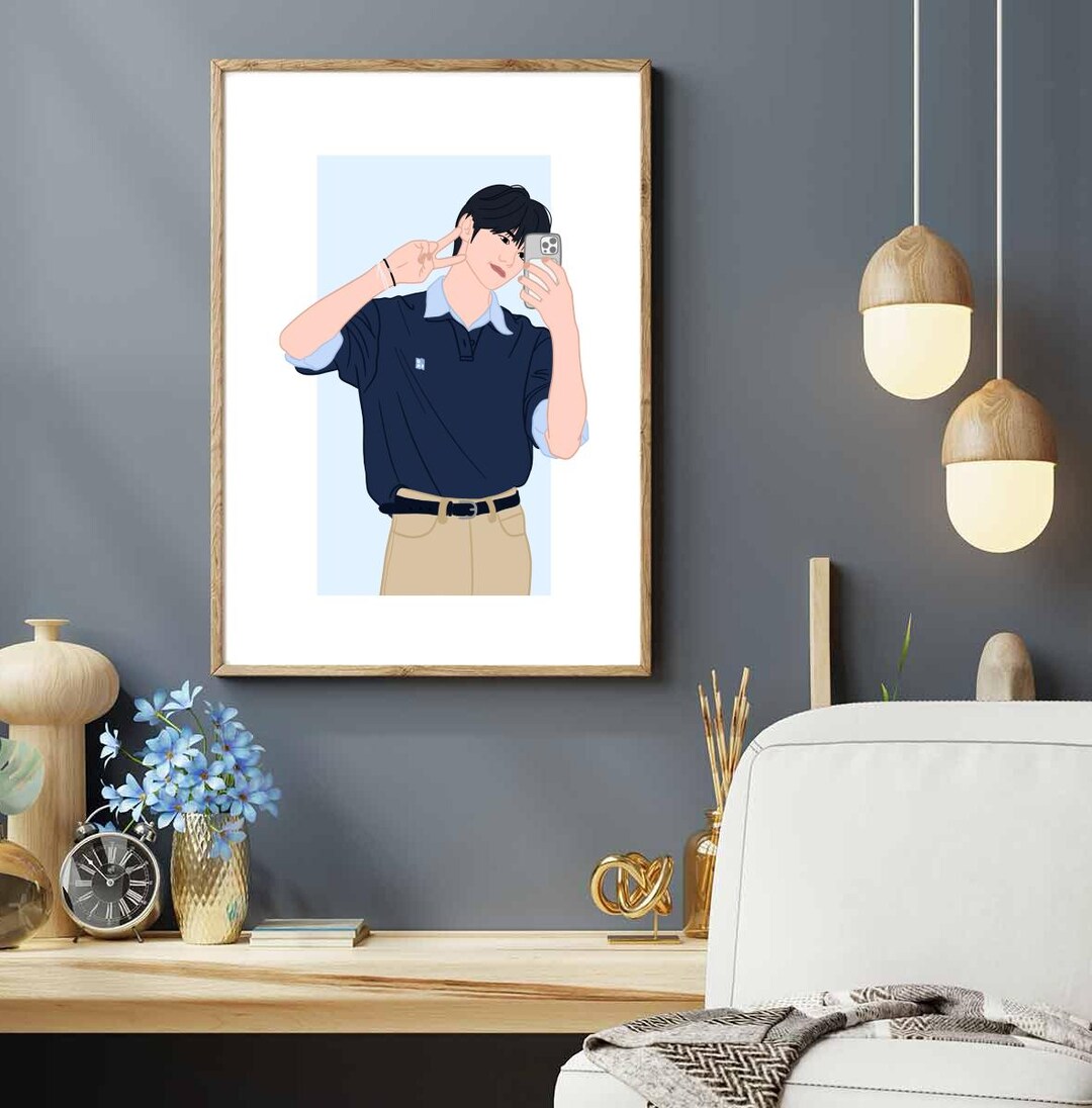 Custom K-pop Portrait From Photo – Digital Illustration of Your ...