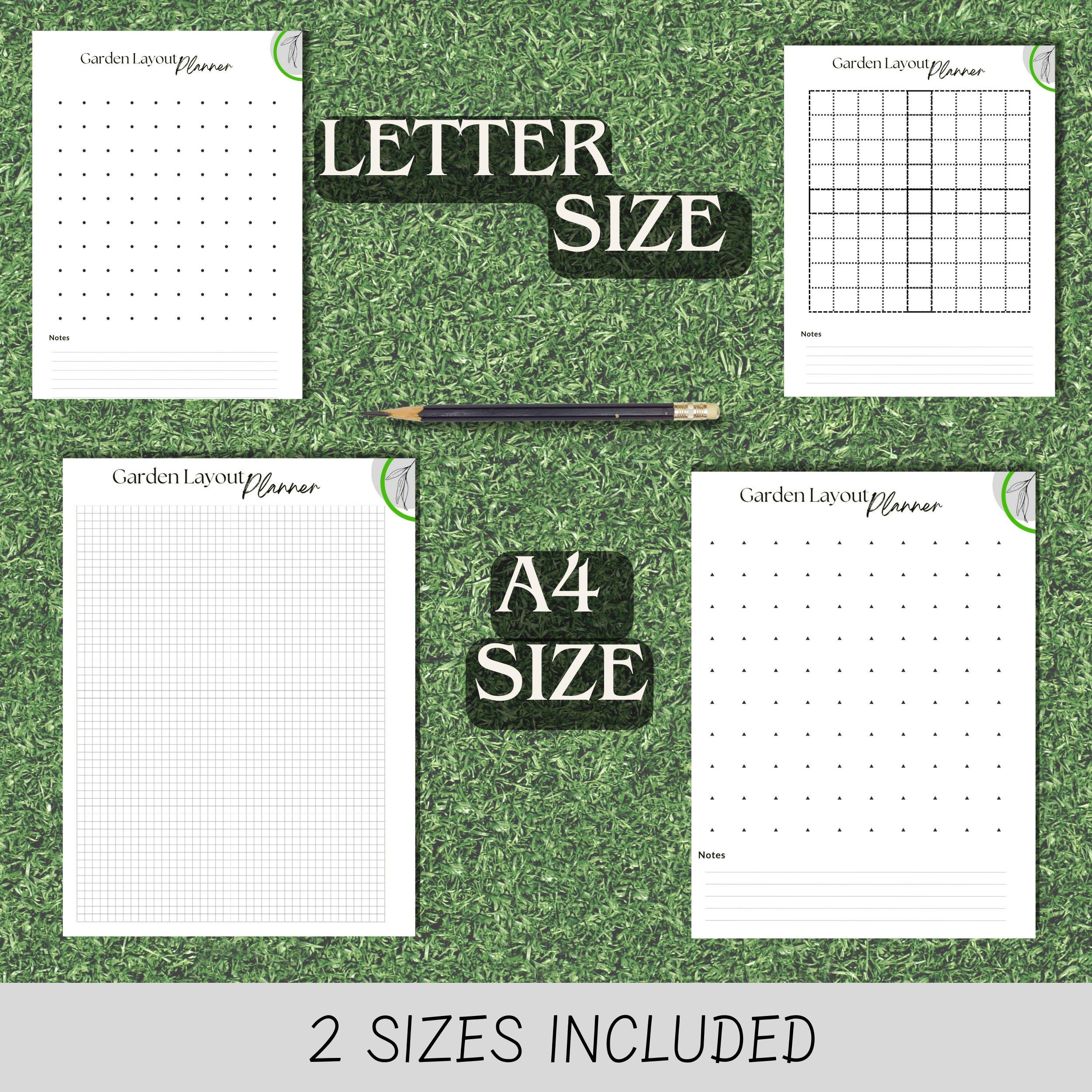Garden Planning Template | Plot Layout Tool | Garden Design | Garden ...