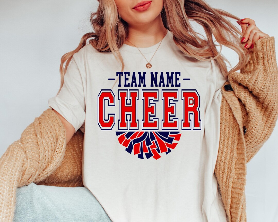 Personalized Cheer Team Shirt: Custom Game Day Apparel - Etsy