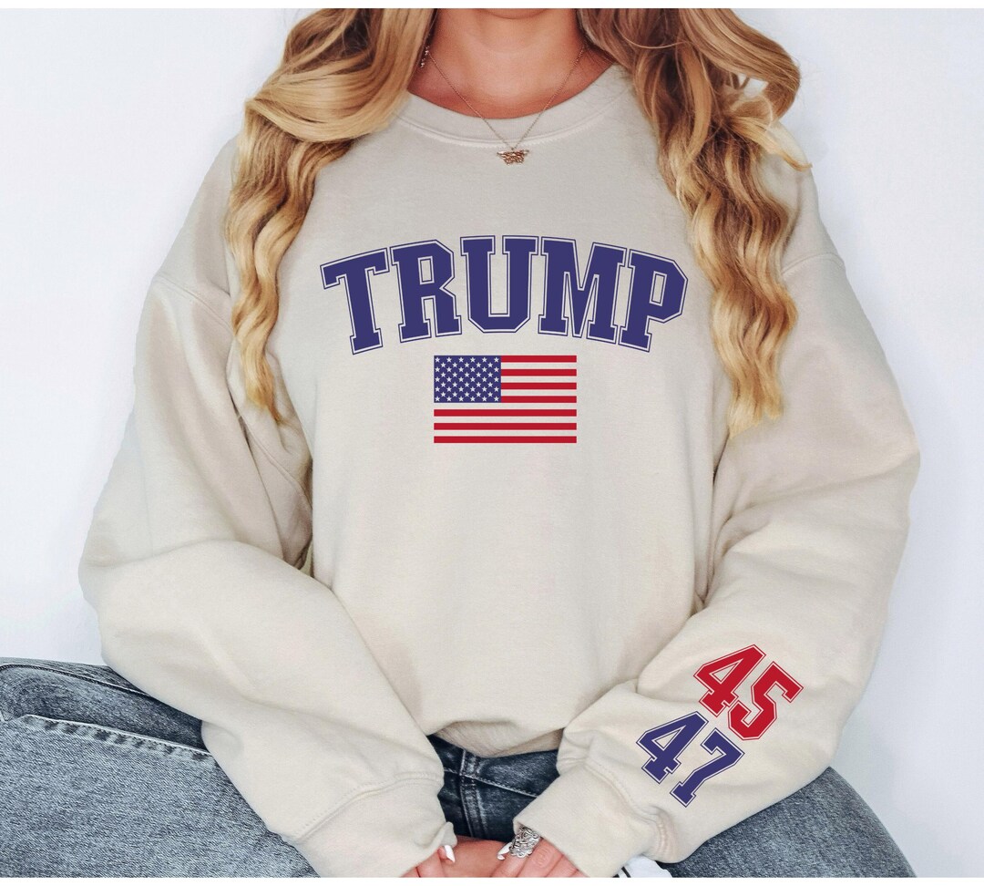 Donald Trump 47th President Sweatshirt, Trump 2024 Sweatshirt, Trump 47 ...