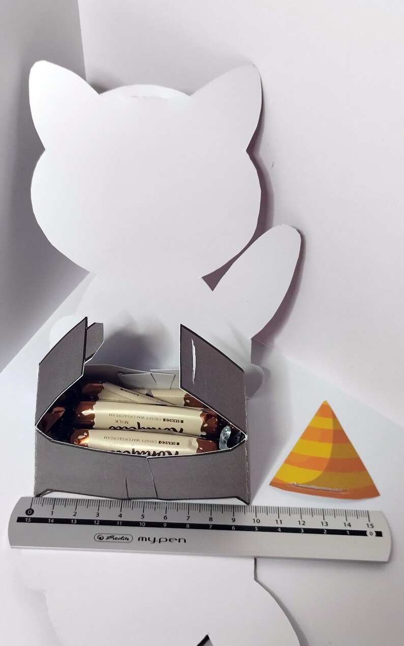 Printable, Gift Box, Candy Box, DIY, Cute, Paper Box, Small Gifts, Fox ...