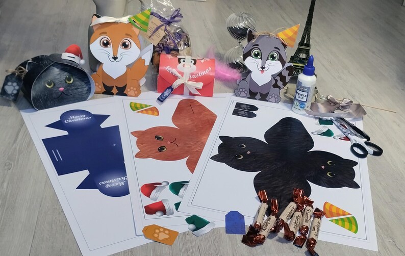 Printable, Gift Box, Candy Box, DIY, Cute, Paper Box, Small Gifts ...