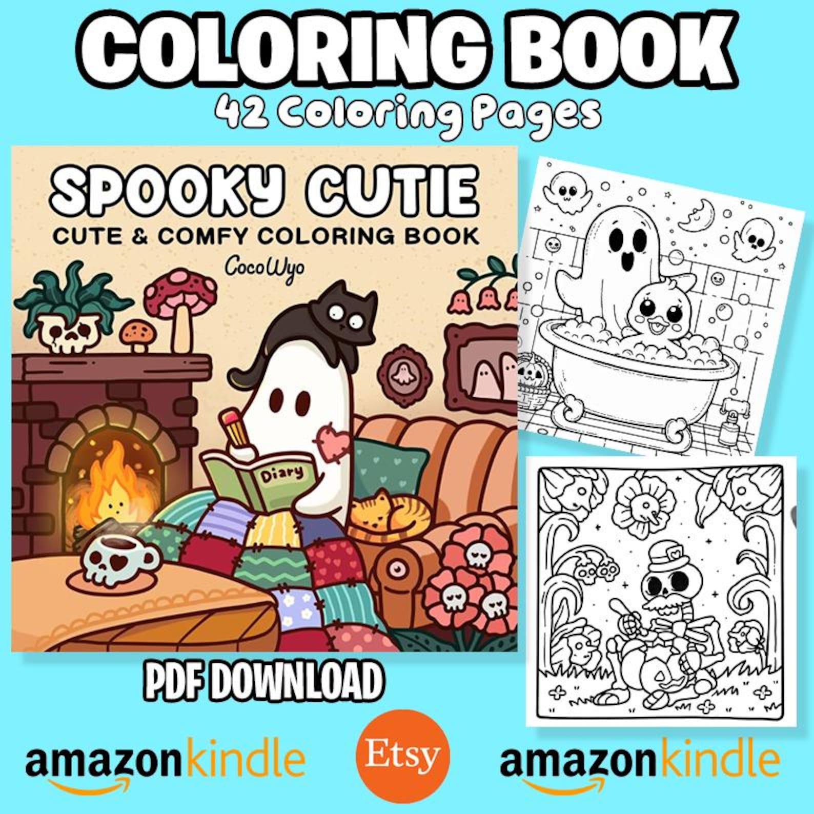 Spooky Cutie: Adorable Creepy Creatures in Moments of Cozy Hygge ...