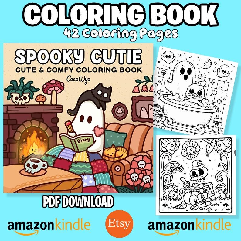 Spooky Cutie: Adorable Creepy Creatures in Moments of Cozy Hygge ...