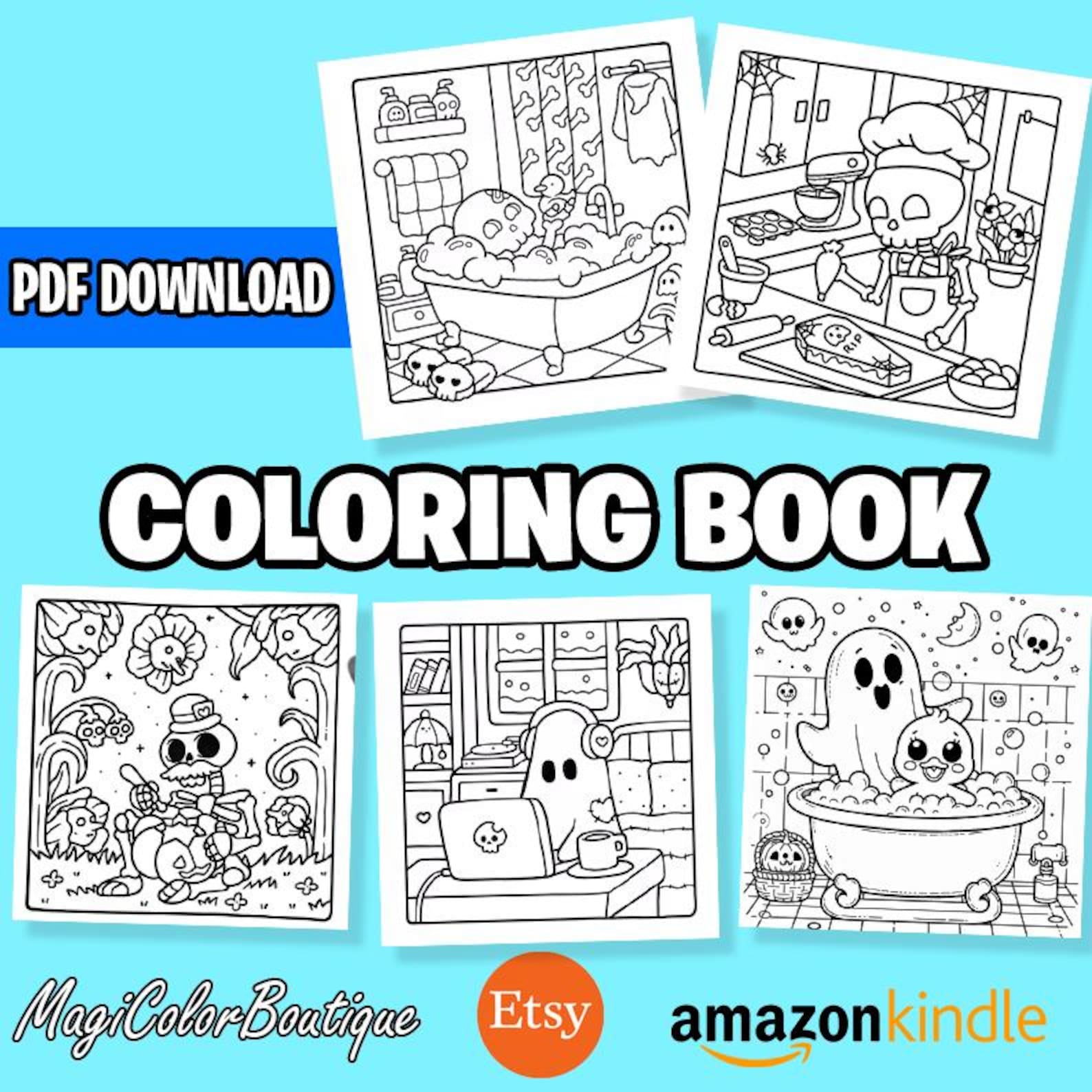 Spooky Cutie: Adorable Creepy Creatures in Moments of Cozy Hygge ...
