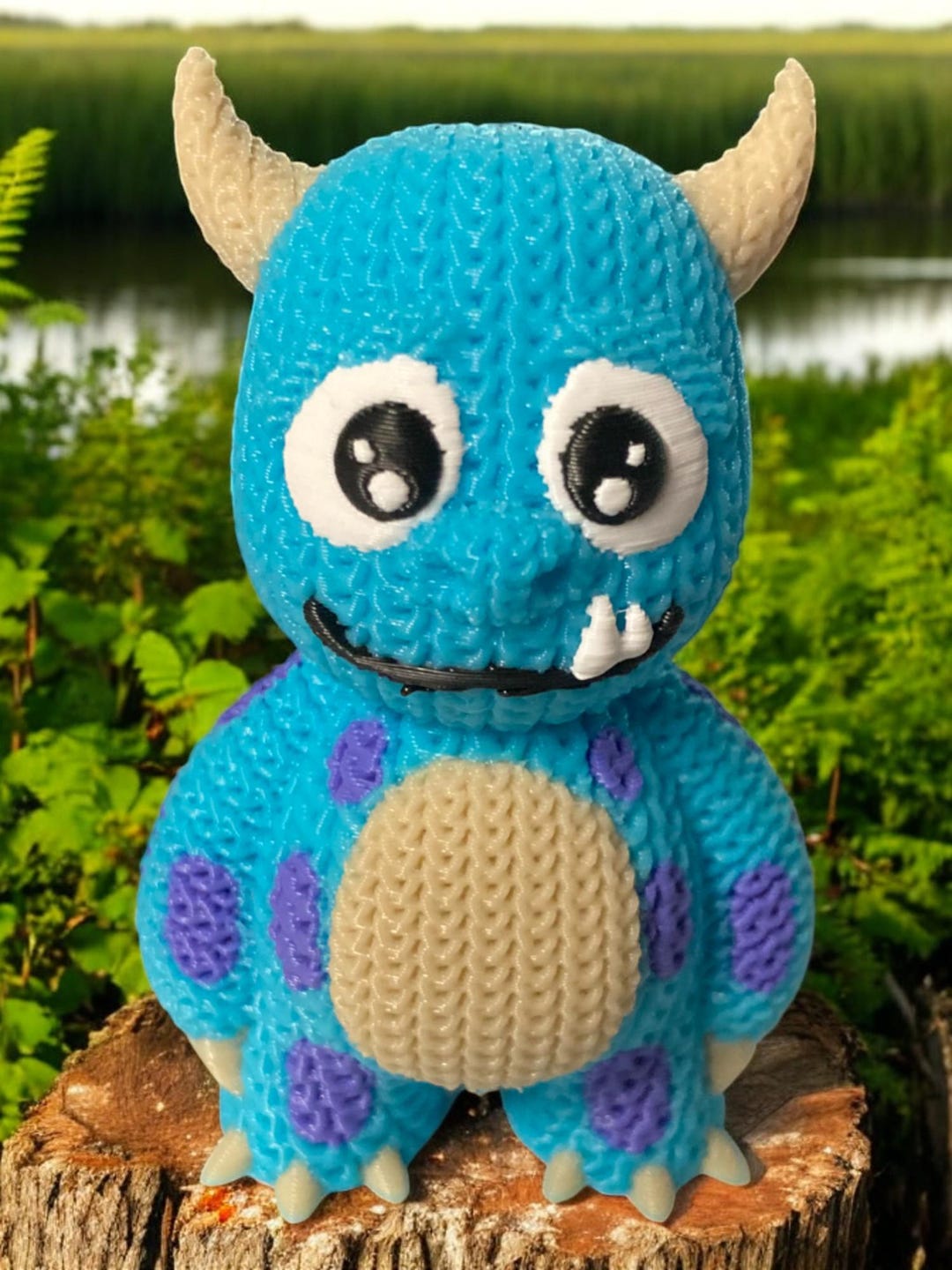 3D Printed Knitted James P. Sullivan - Etsy