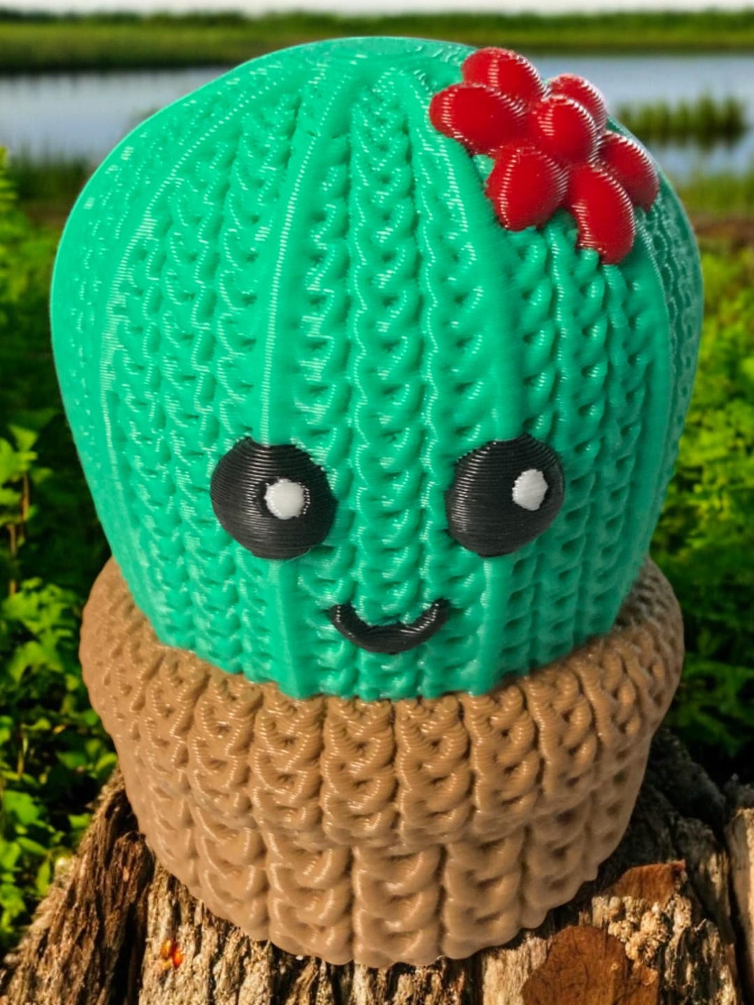 3D Printed Knitted Cactus - Etsy