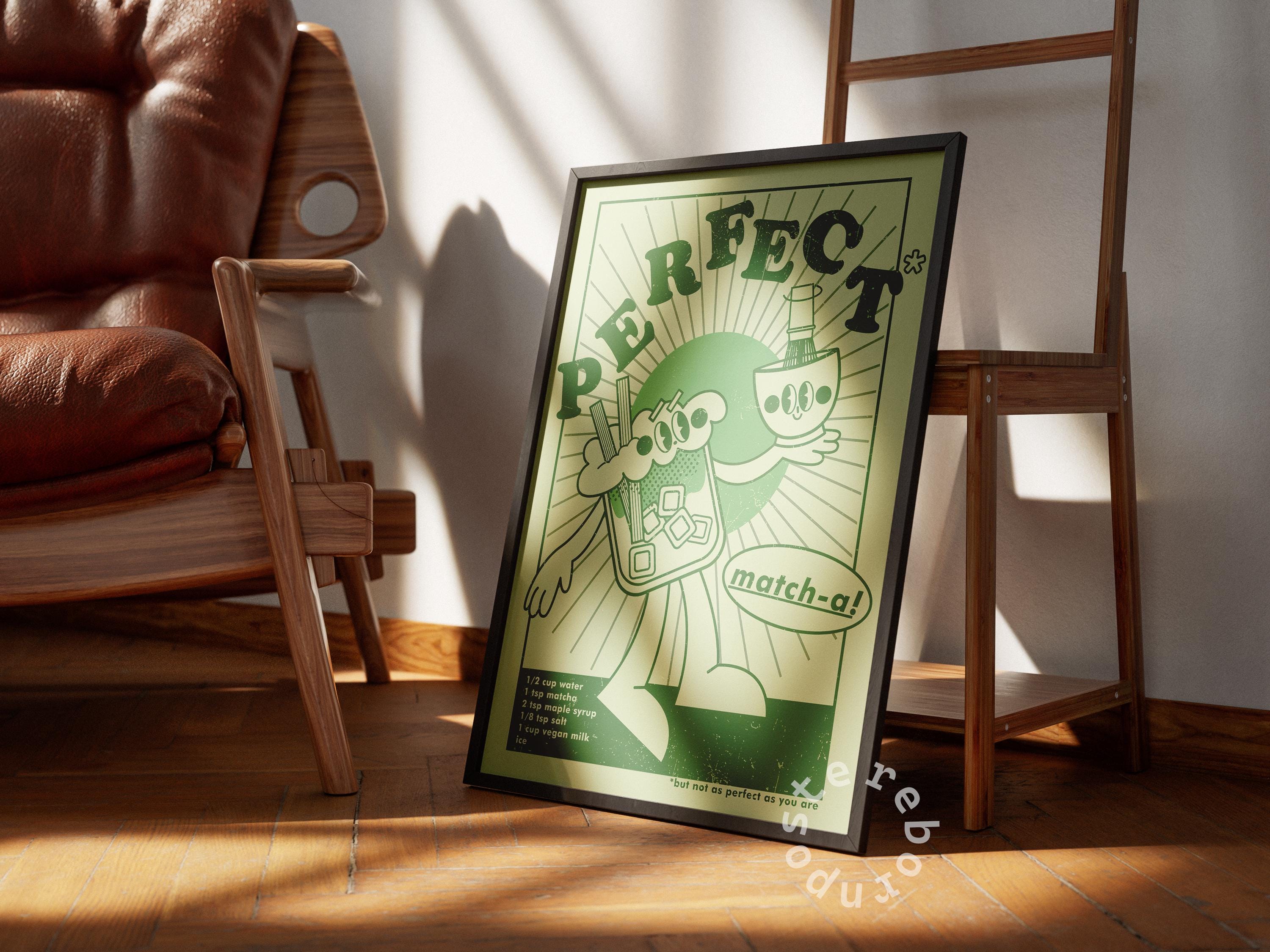 Matcha | Matcha Poster | Vintage Poster | Retro Poster | Room Decor ...