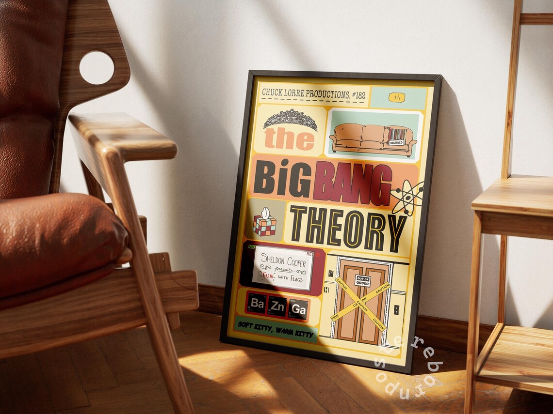 The Big Bang Theory Poster | Sitcom Poster | TV Series Poster | TV Show ...