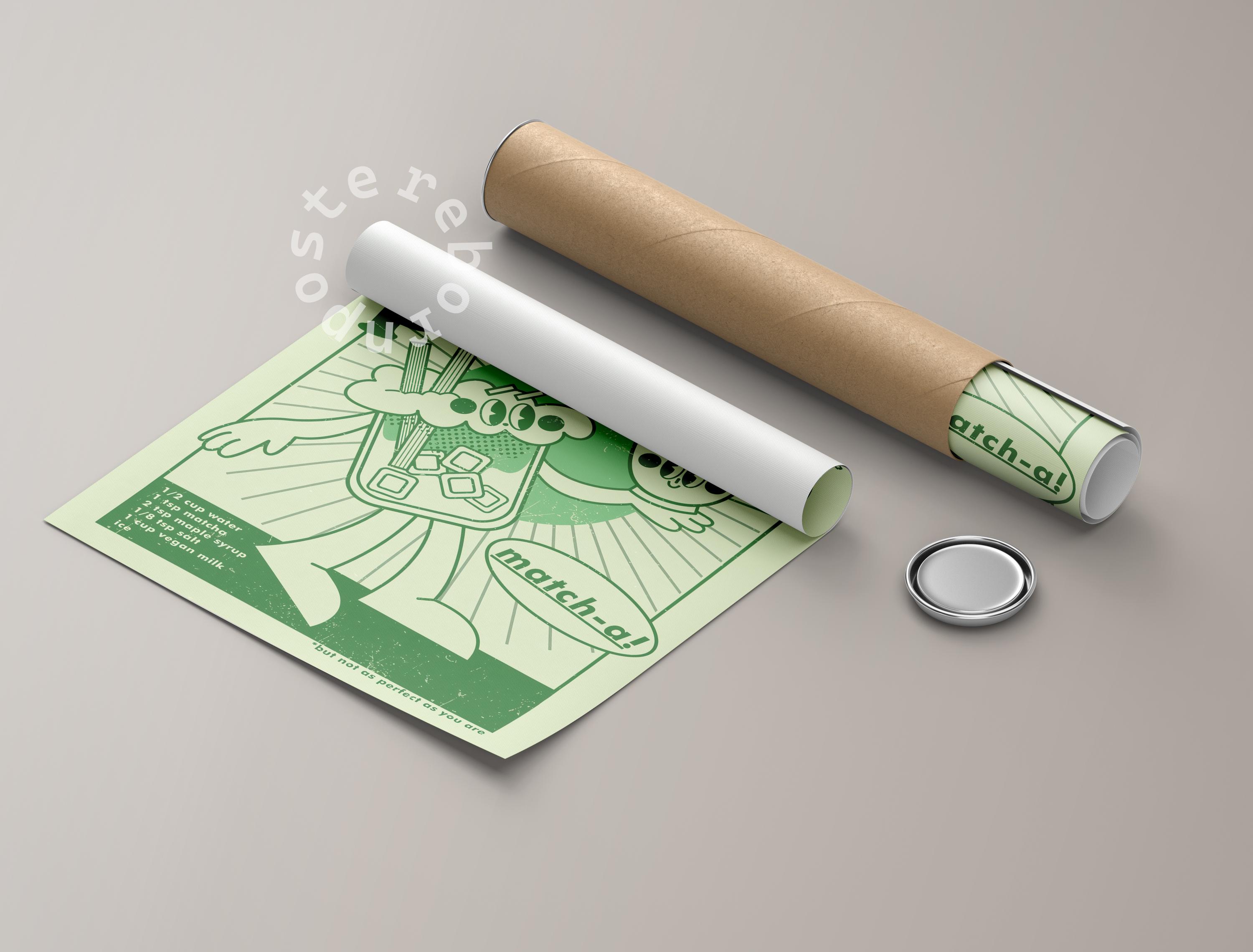 Matcha | Matcha Poster | Vintage Poster | Retro Poster | Room Decor ...