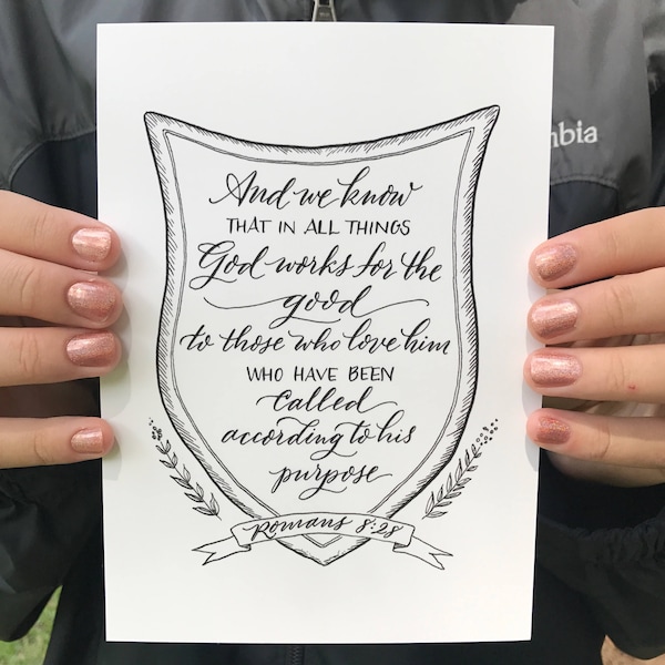 Scripture Print - Etsy