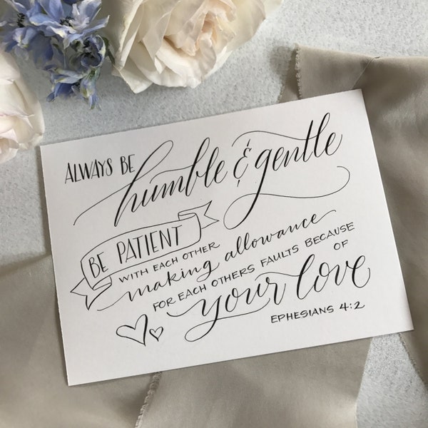 Hand Lettered Quote - Etsy