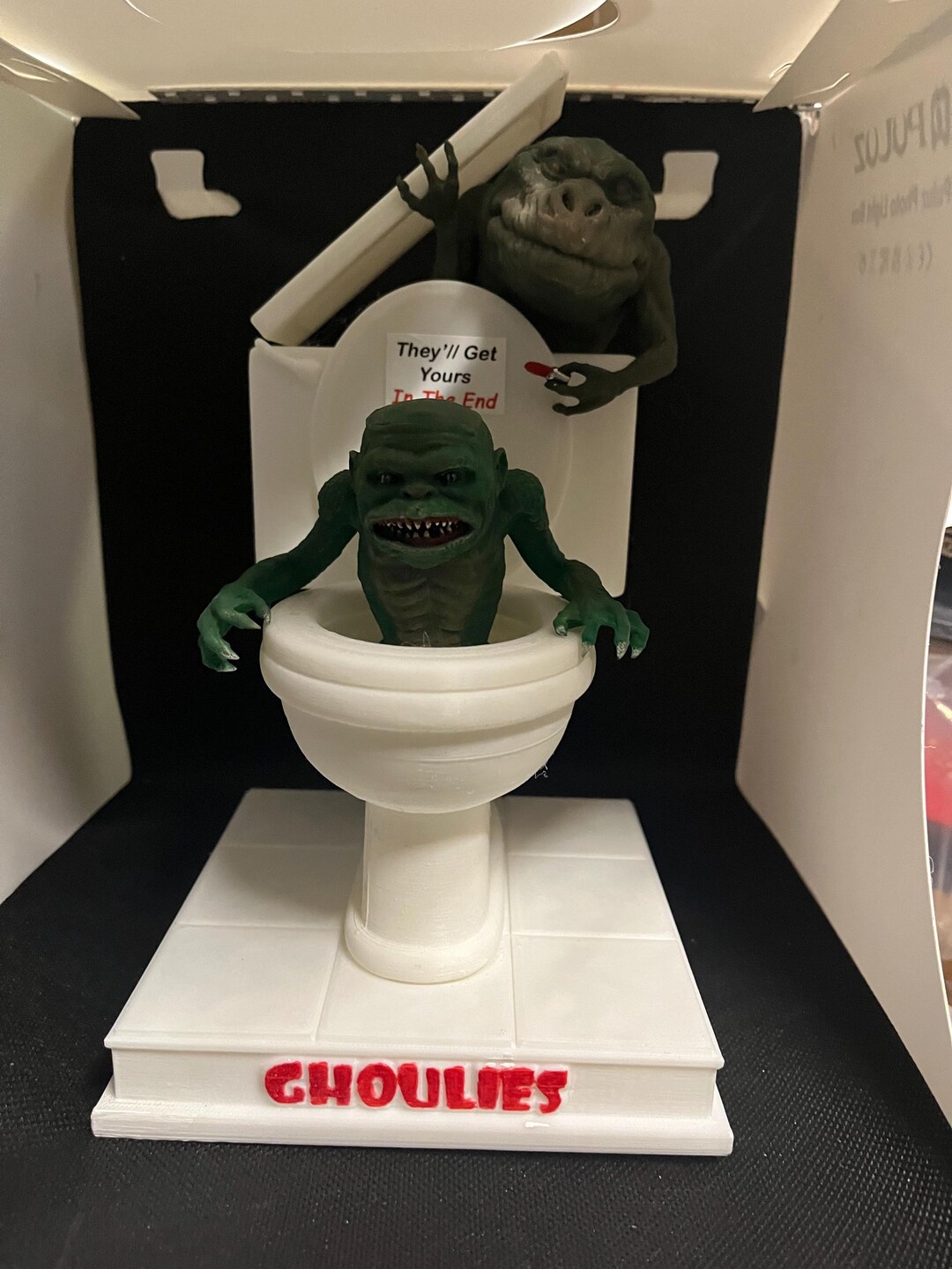 Ghoulies Movie Diorama Statue 9” Frog Fish - Etsy
