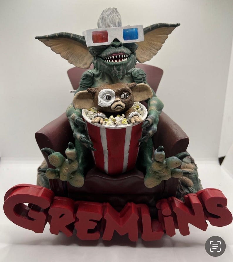 Gremlins Gizmo Stripe Diorama Statue - Etsy
