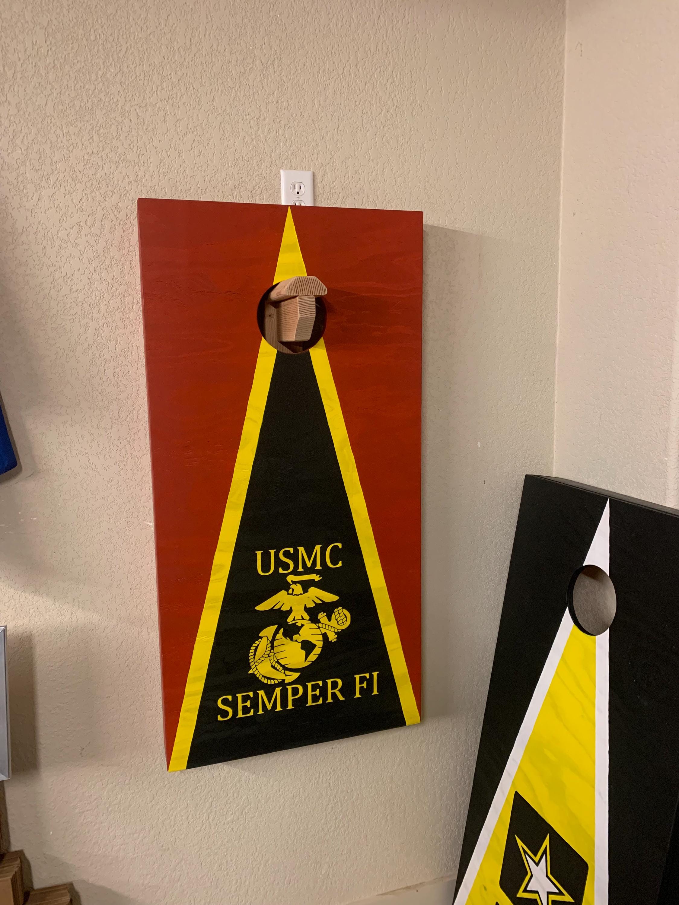 Cornhole Board Hanger - Etsy