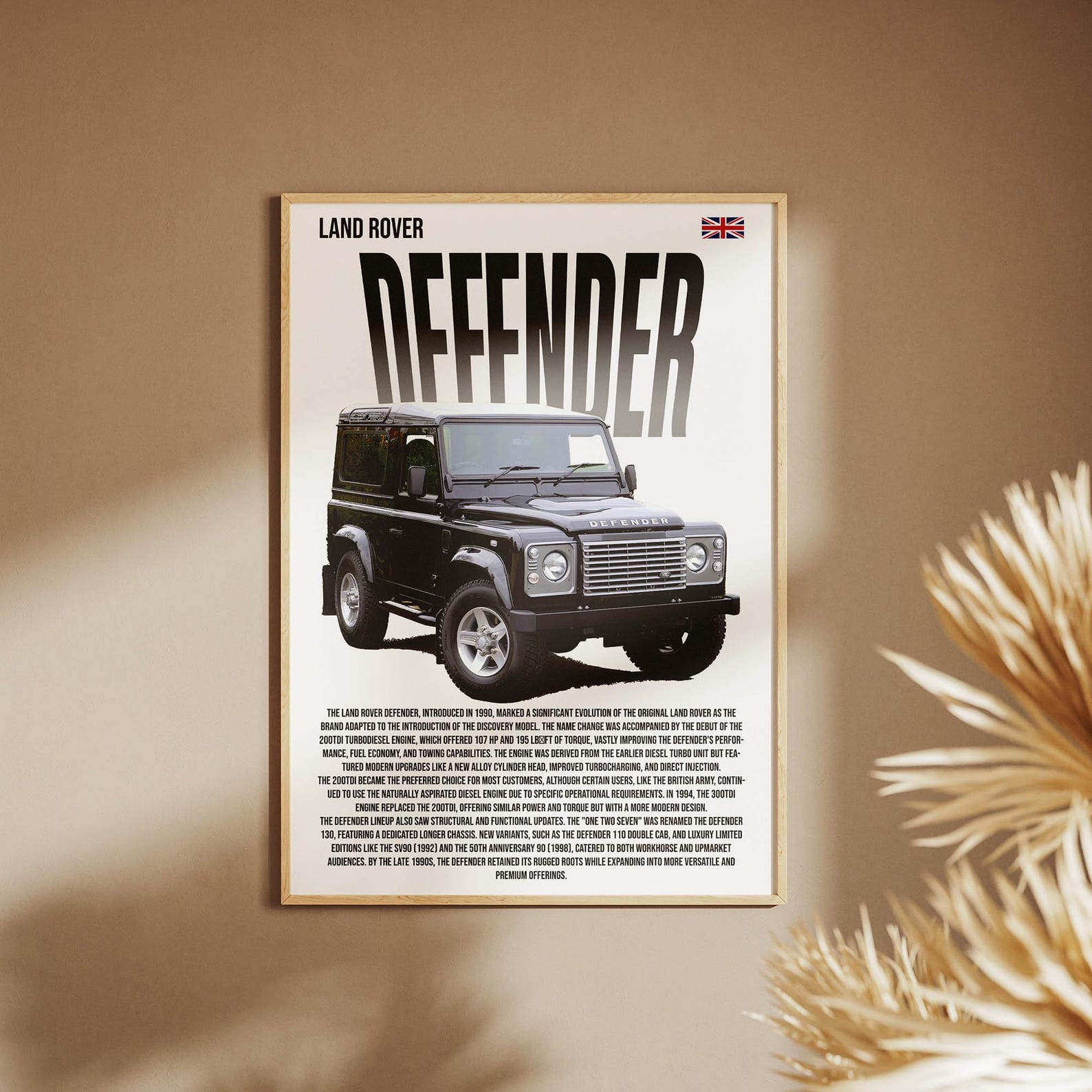 Land Rover Defender Poster, Defender Poster, Digital Download, Vintage ...