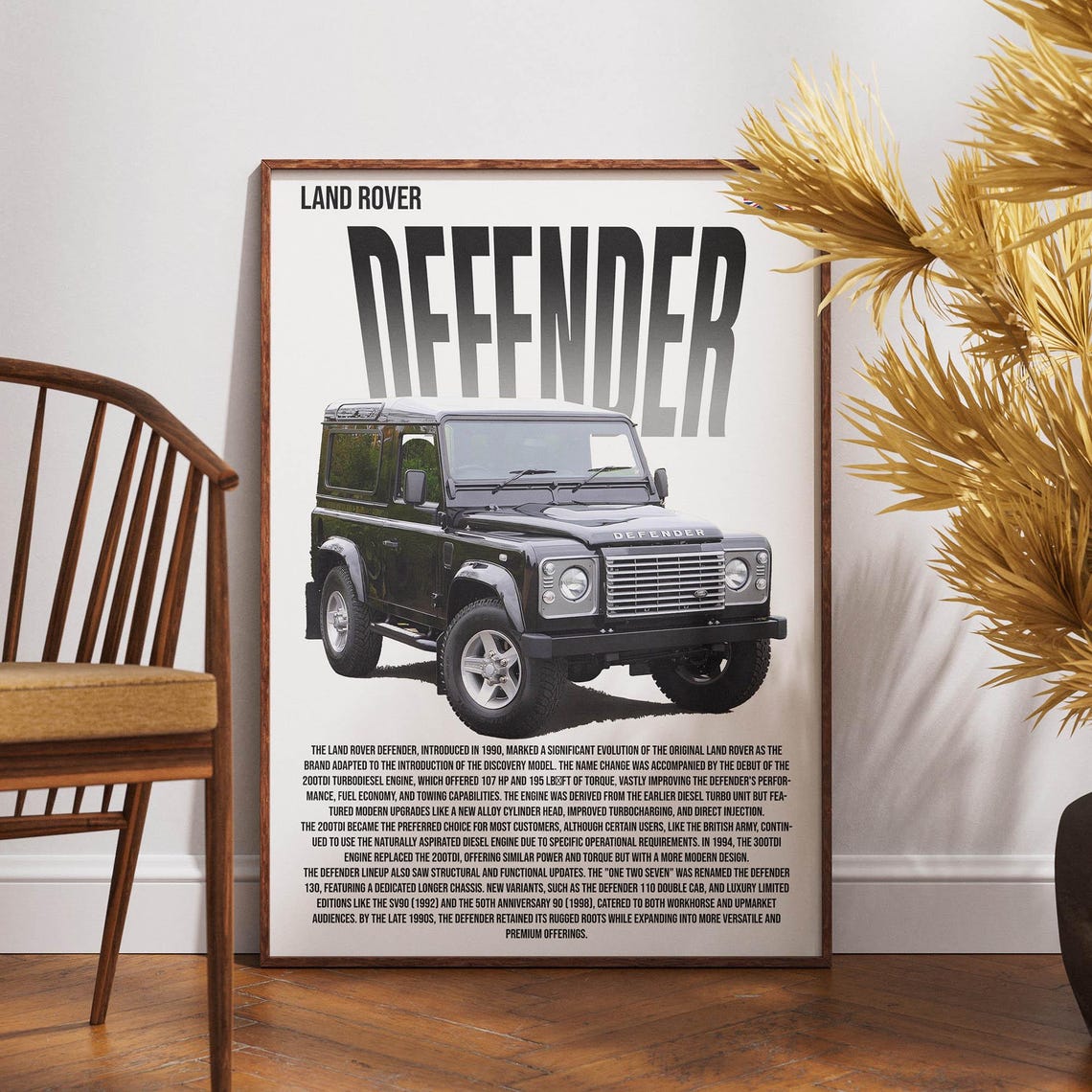 Land Rover Defender Poster, Defender Poster, Digital Download, Vintage ...