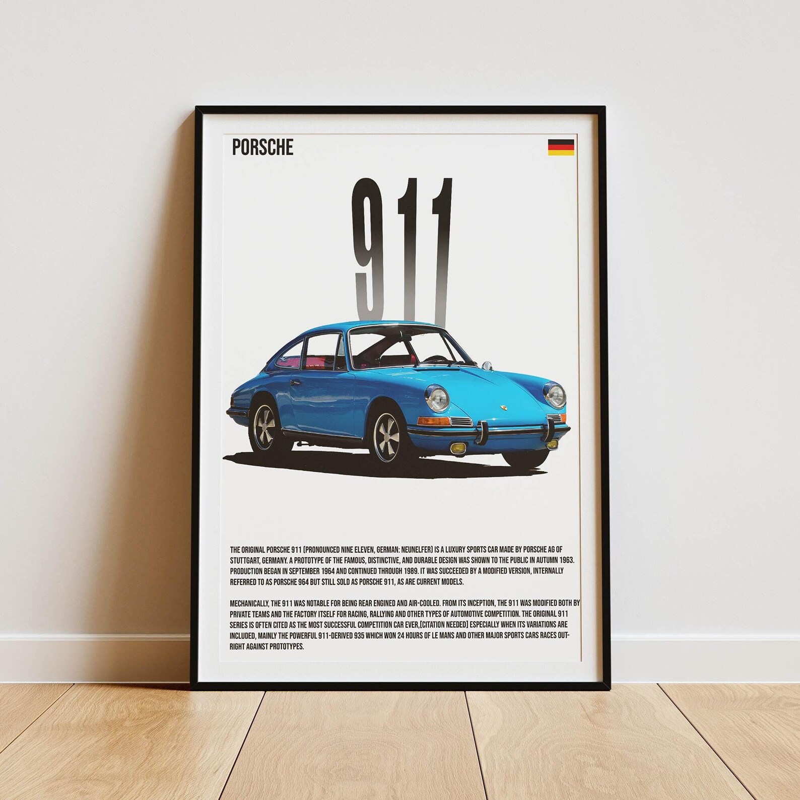 Porsche 911 Poster ,porsche Poster ,digital Download, Vintage Car ...
