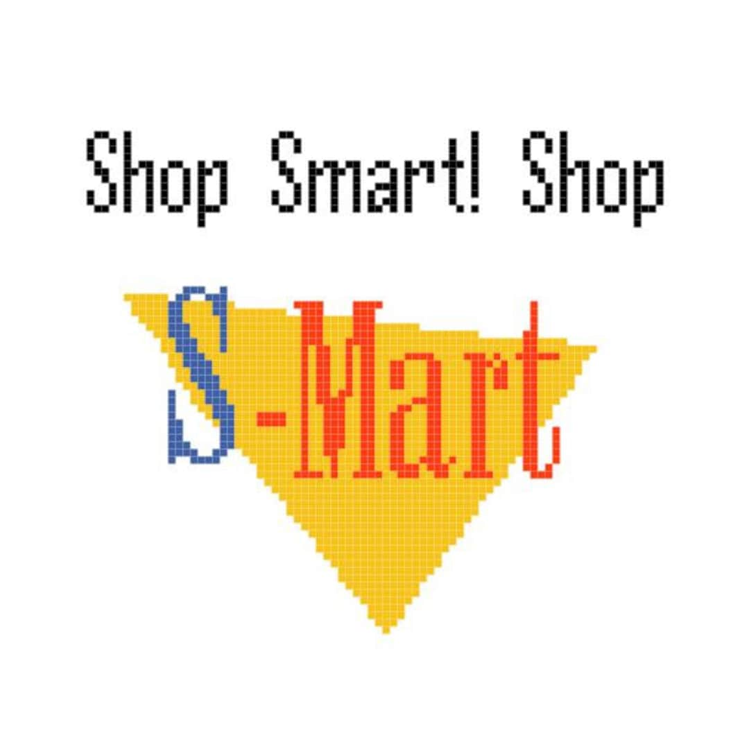 Shop Smart Shop S-mart Logo Digital Cross Stitch Pattern - Etsy
