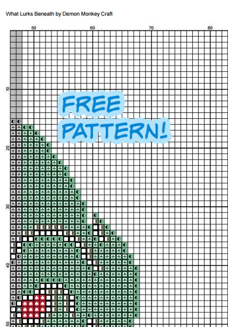 Kraken Photo/cross Stitch Frame With FREE Physical Copy - Etsy