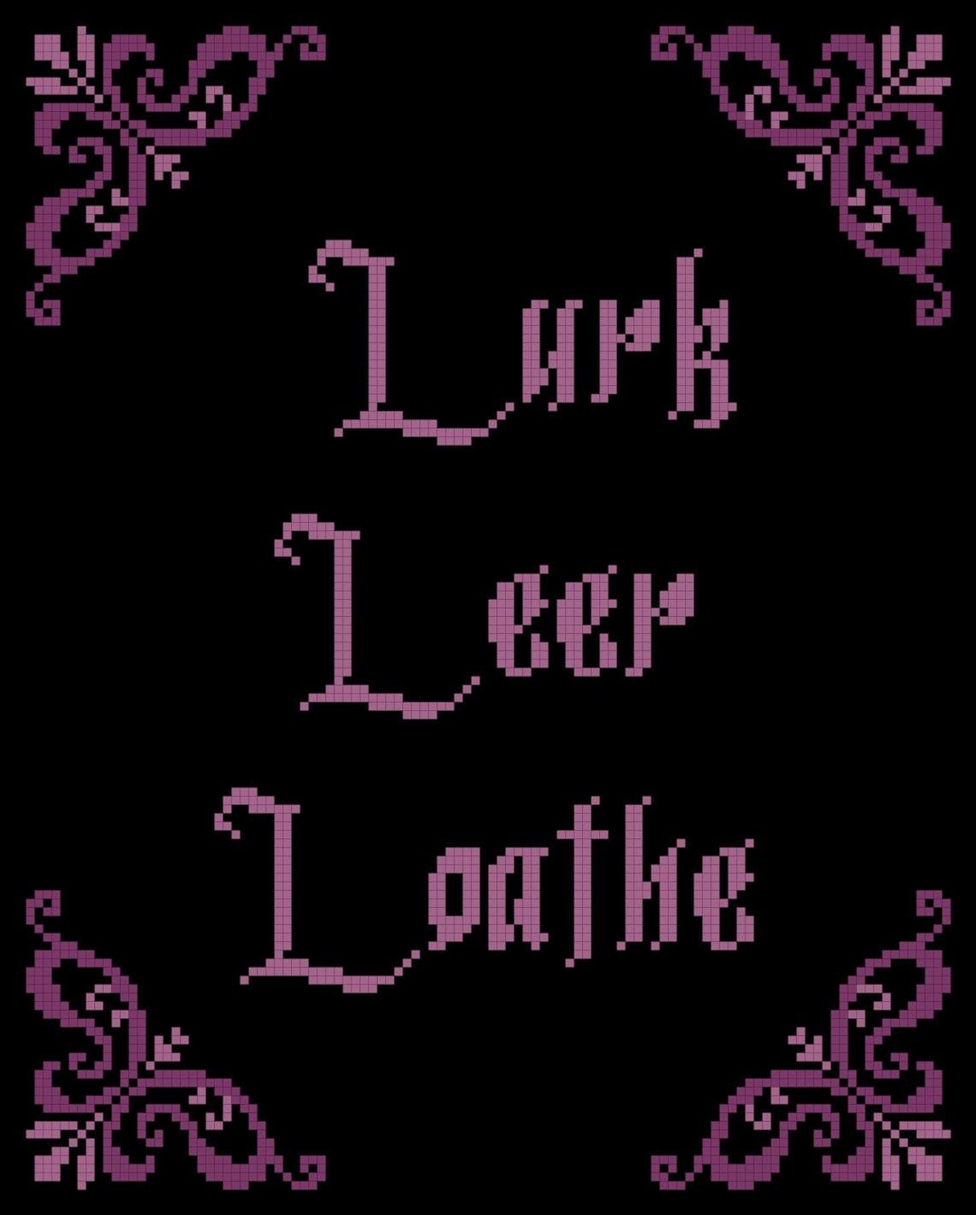 Lurk Leer Loathe Gothic Subversive Sampler - Etsy