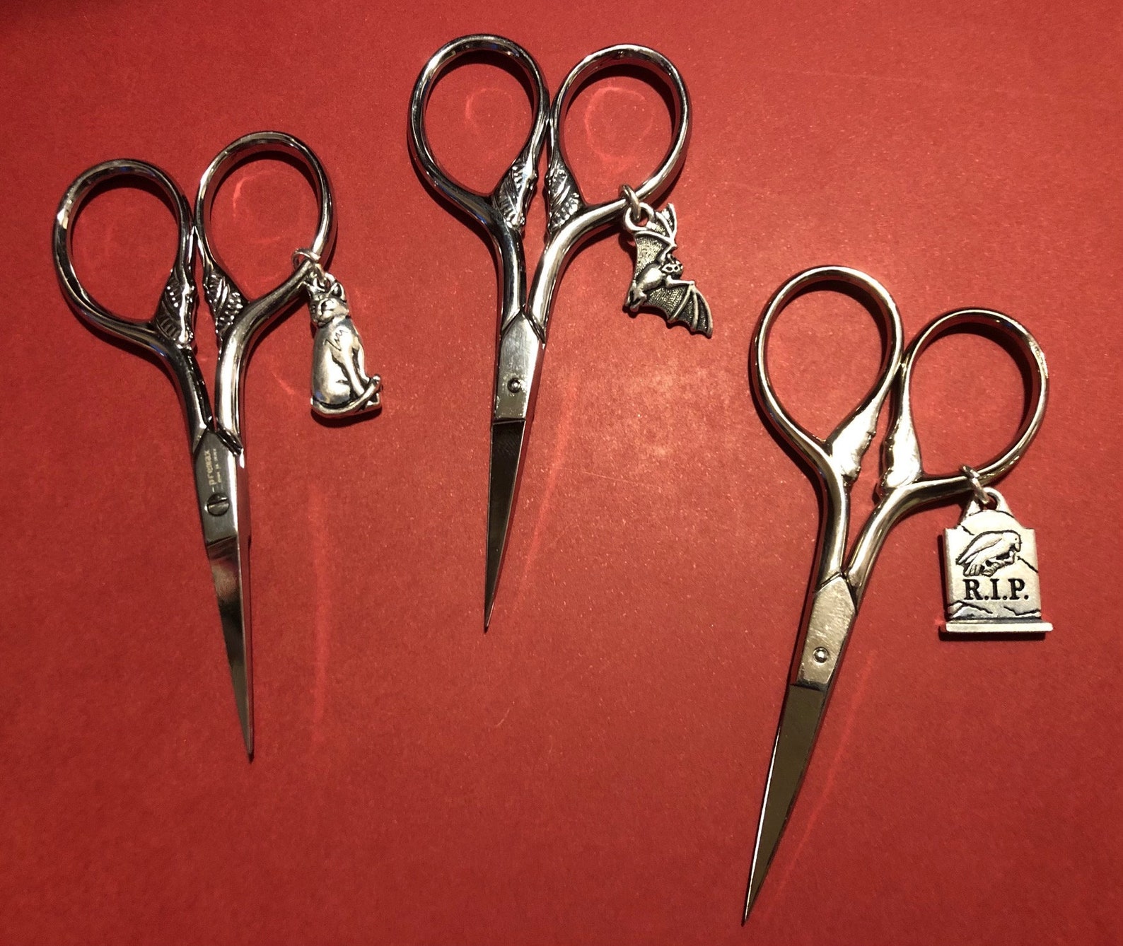 Embroidery Scissors With Witch's Familiar Charms - Etsy