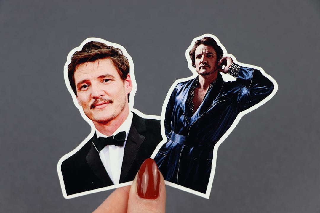 Pedro Pascal Tux/robe Vinyl Sticker Pair - Etsy