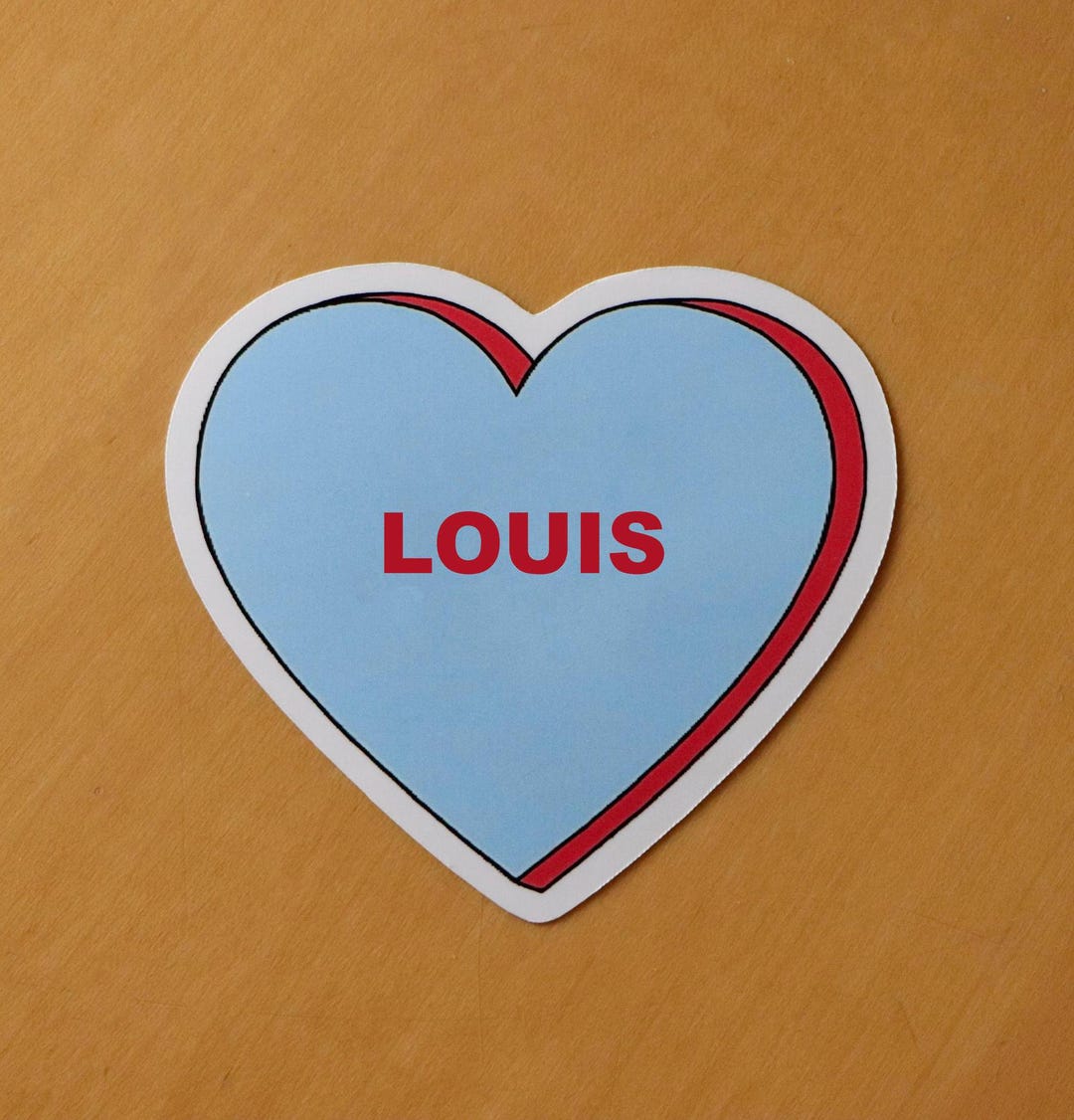 Louis Candy Heart Vinyl Sticker Blue/pink Interview With the Vampire ...