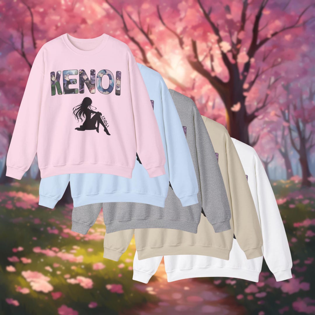 KENOI Sakura Silhouette Sweatshirt | Unisex Heavy Blend™| Japanese ...