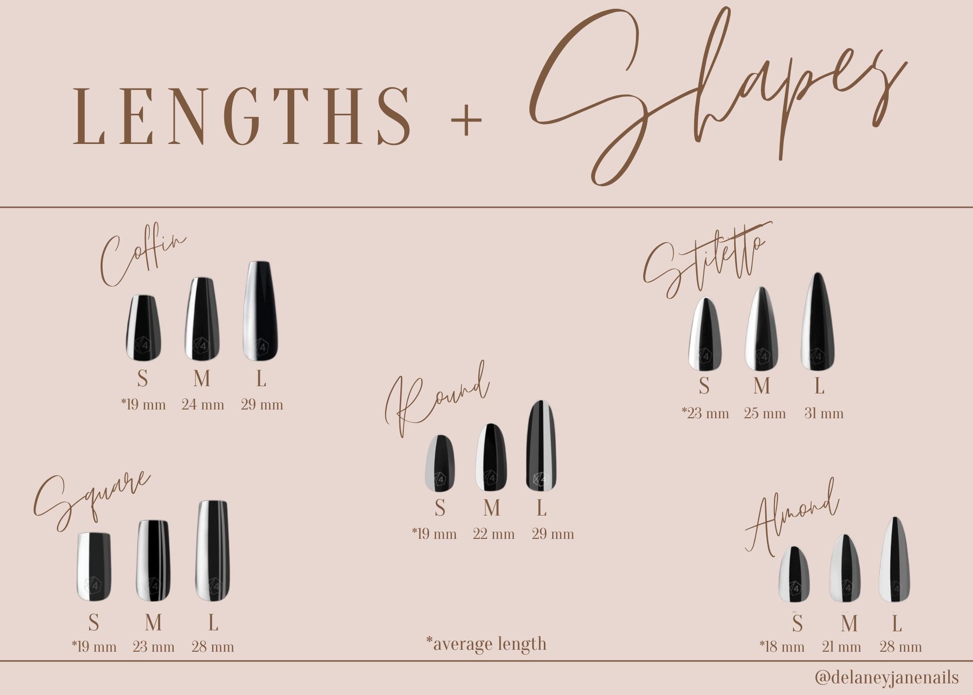 Olive Green Shapes Press on Nails - Luxury Press on Nails - Gel X Nails ...