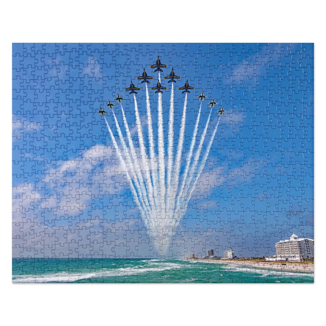 Blue Angels Thunderbirds Super Delta 520 Piece Jigsaw Puzzle - Etsy