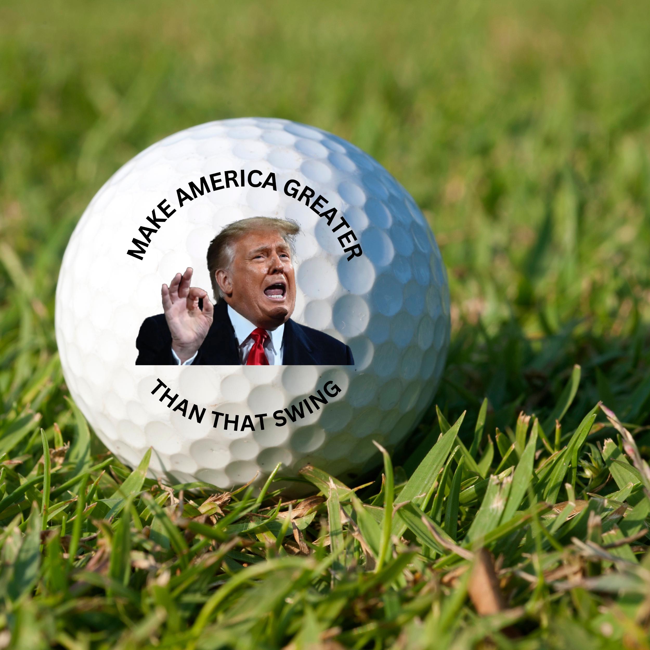 Donald Trump Golf Ball, MAGA Golf Ball, Political Gift, Joe Biden Golf ...